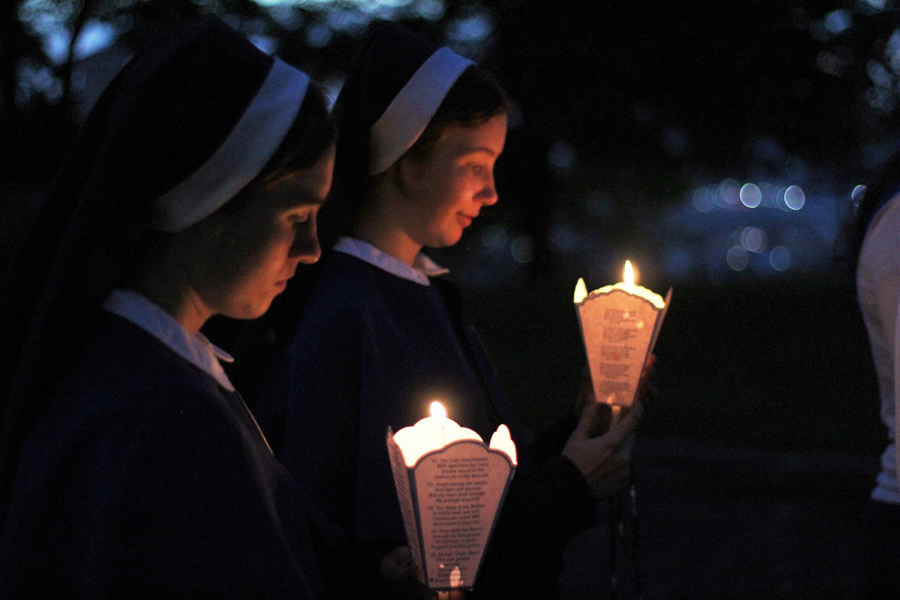 10-13-23 Candlelight procession 02 – CMRI: Congregation of Mary ...